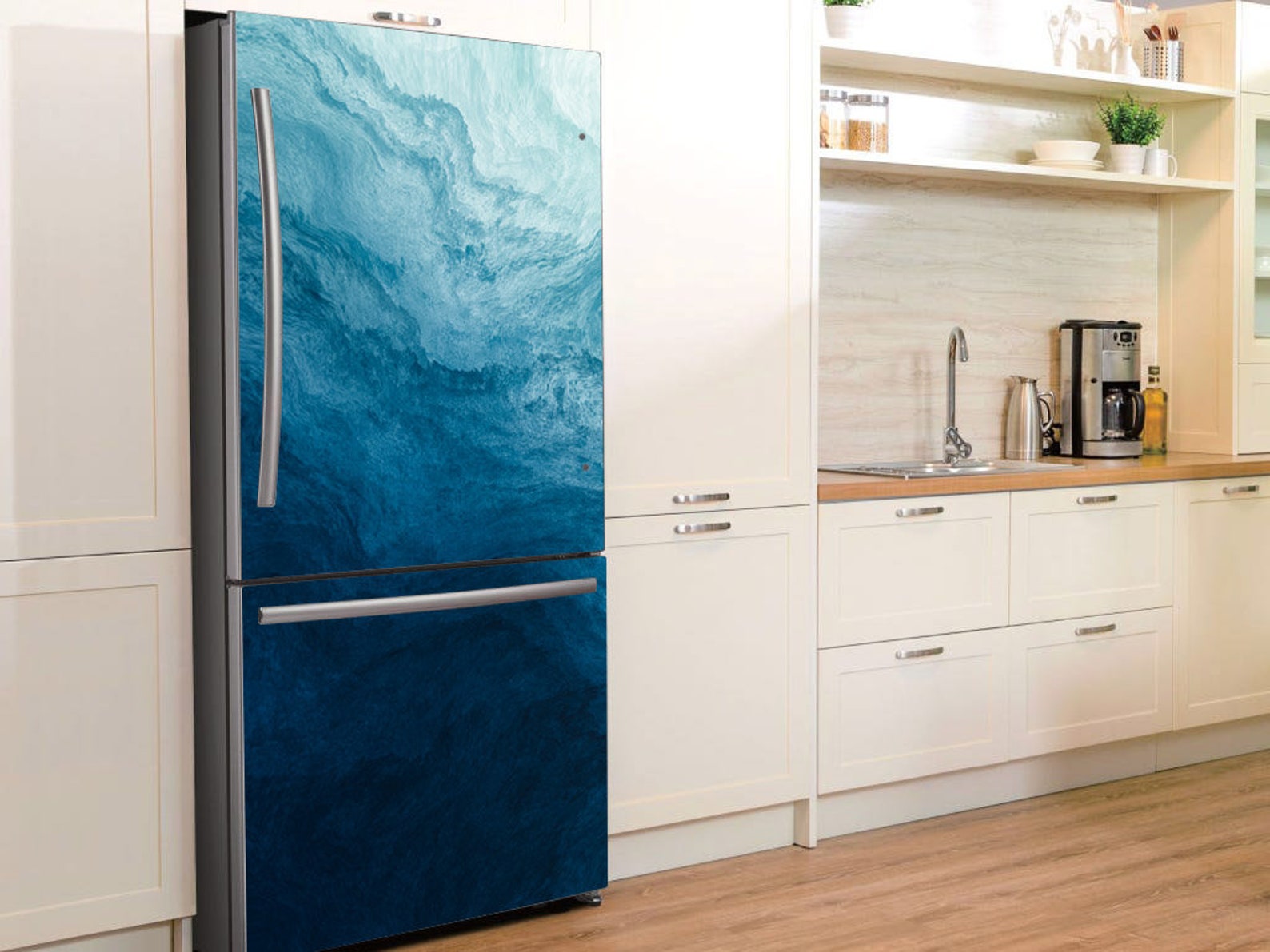 Ocean Decal Fridge Refrigerator Skin Sticker Decor Custom Skin | Etsy