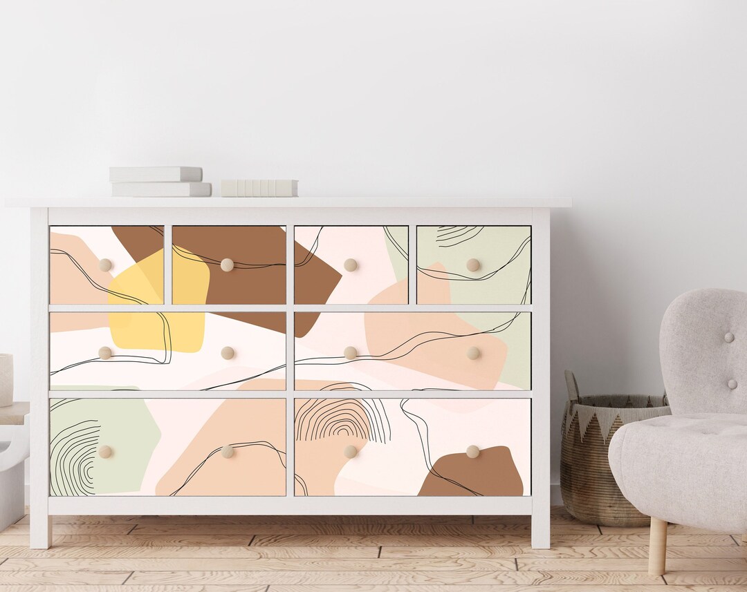 Vinyl Decal for Ikea Hemnes 8 Drawer Dresser, Vinyl Decal, Ikea, Decal ...