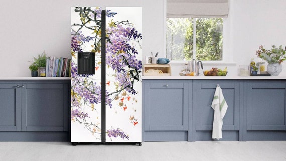 Decal Fridge Refrigerator Skin Sticker Decor Custom Skin - Etsy