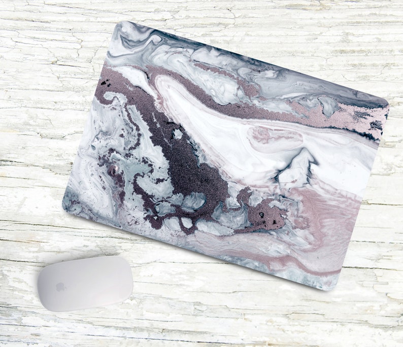 Silver Marble Universal Laptop Skin Chromebook Acer Laptop Etsy