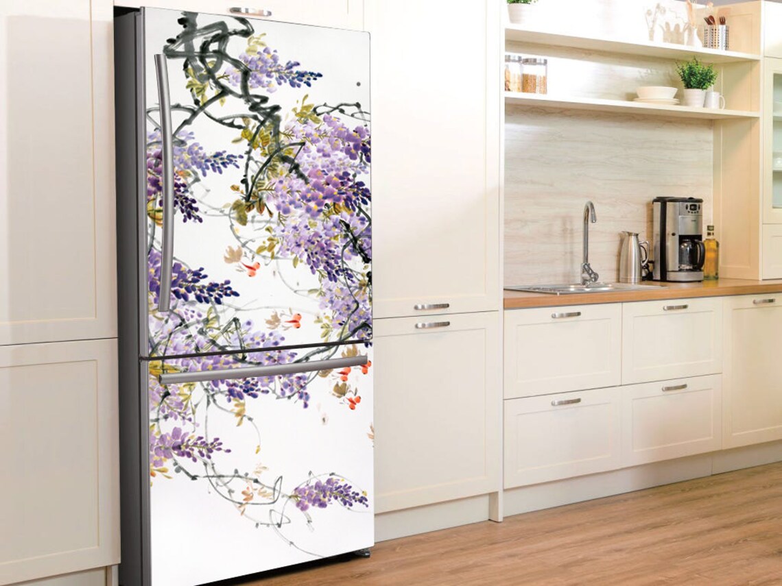 Decal Fridge Refrigerator Skin Sticker Decor Custom Skin - Etsy