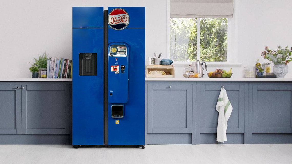 Retro Decal Fridge Sticker Decor Custom Skin Refrigerator - Etsy