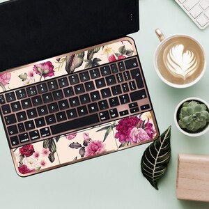 Flowers Rose Vinyl Decal for Apple Magic Keyboard Vintage - Etsy