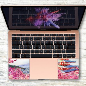 Sakura Keyboard Stickers Asus Laptop Decal Vinyl Chromebook Keyboard ...