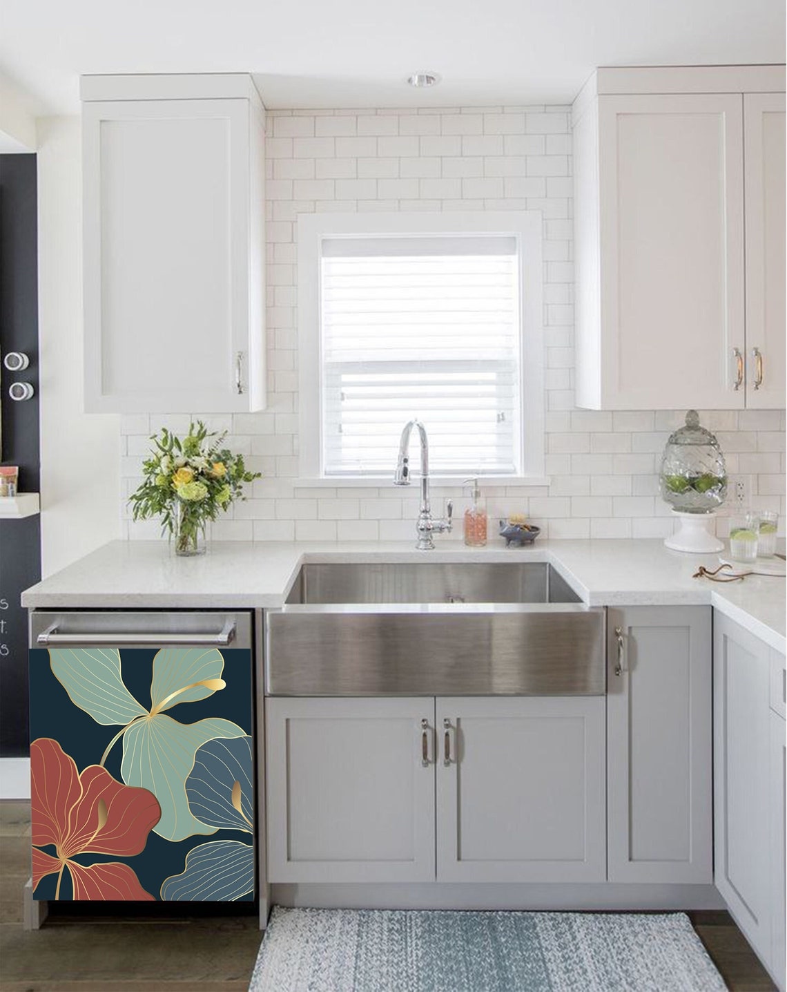 Kitchen Decor Dishwasher Vinyl Sticker Waterproof Skin - Etsy