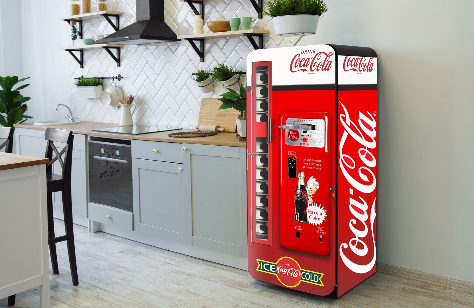 Vinyl Fridge Decal Vintag Kitchen Decor Housewarming - Etsy