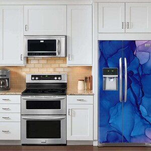 Decal Fridge Refrigerator Skin Sticker Decor Custom Skin - Etsy