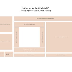 Ikea Kitchen Decals, Ikea Duktig Stickers Set, Kids Decor, Kids Room ...