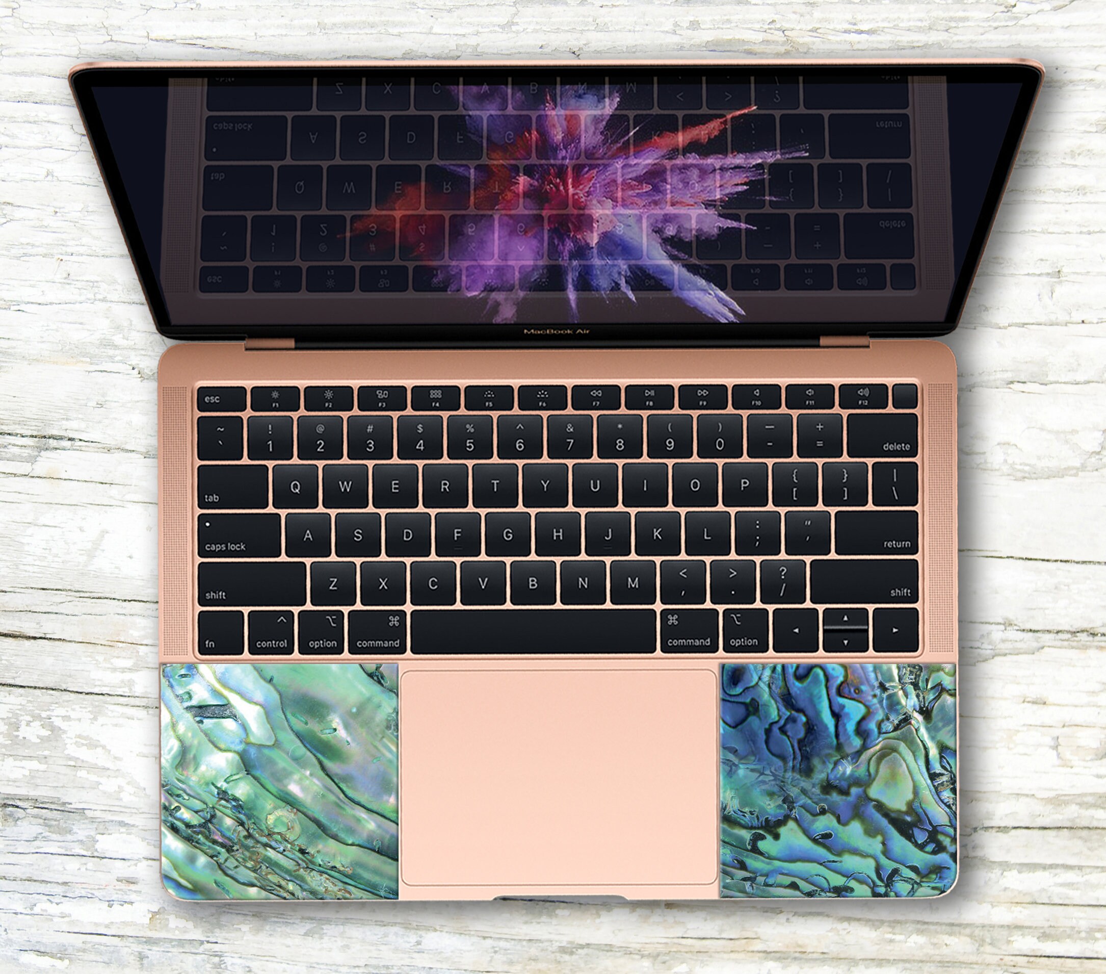 Turquoise Ocean Stickers Laptop 14 Inch 15.6 Decal - Etsy