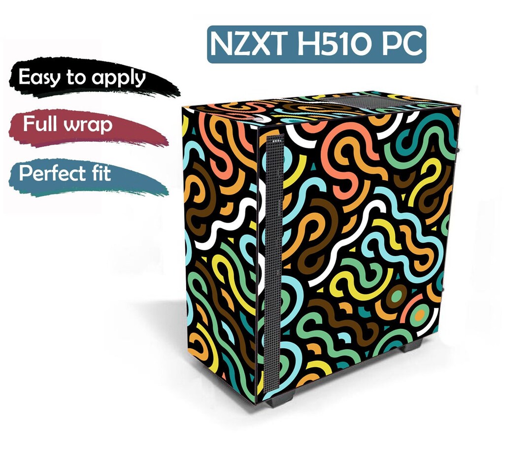 NZXT H510 PC Vinyl Sticker Anime Skin Cover Sakura Skin Custom Computer ...