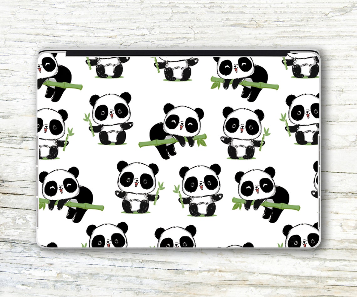 Cute Panda Acer Vinyl Skin 15.6 Laptop Decal 13.3 - Etsy