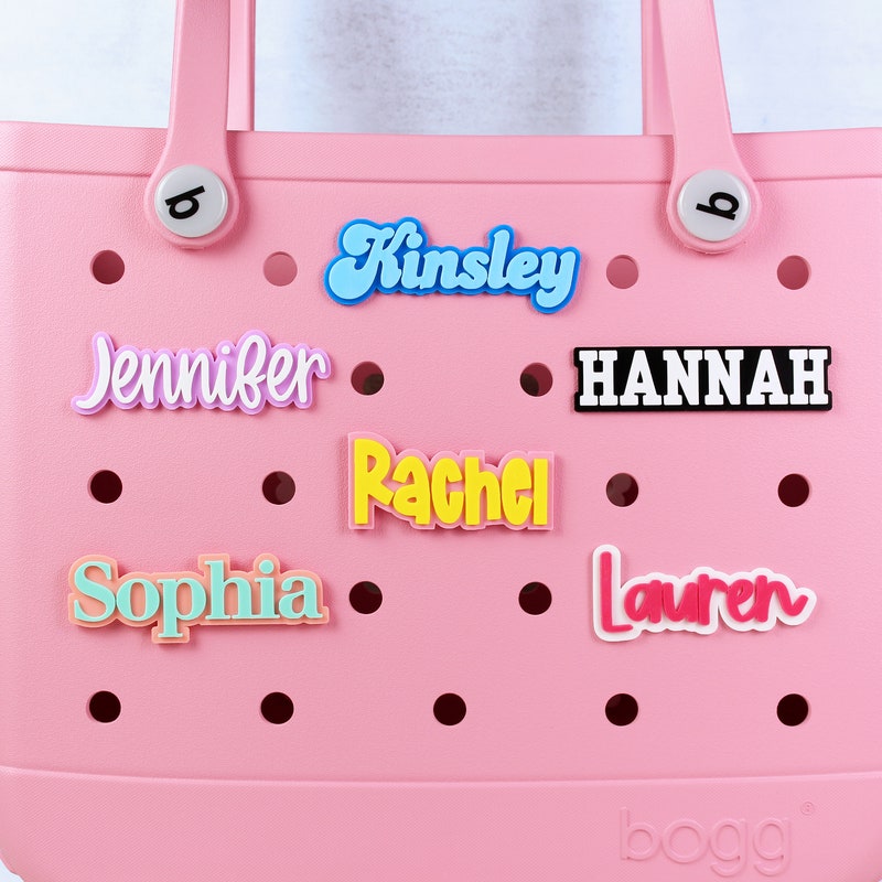 Pink Custom Bag Charm - Etsy