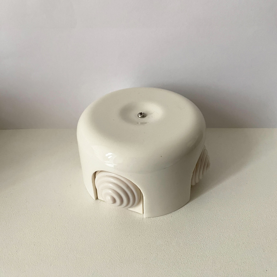 Porcelain Junction Box Loft Retro Vintage Cottage Ceramic Surface ...