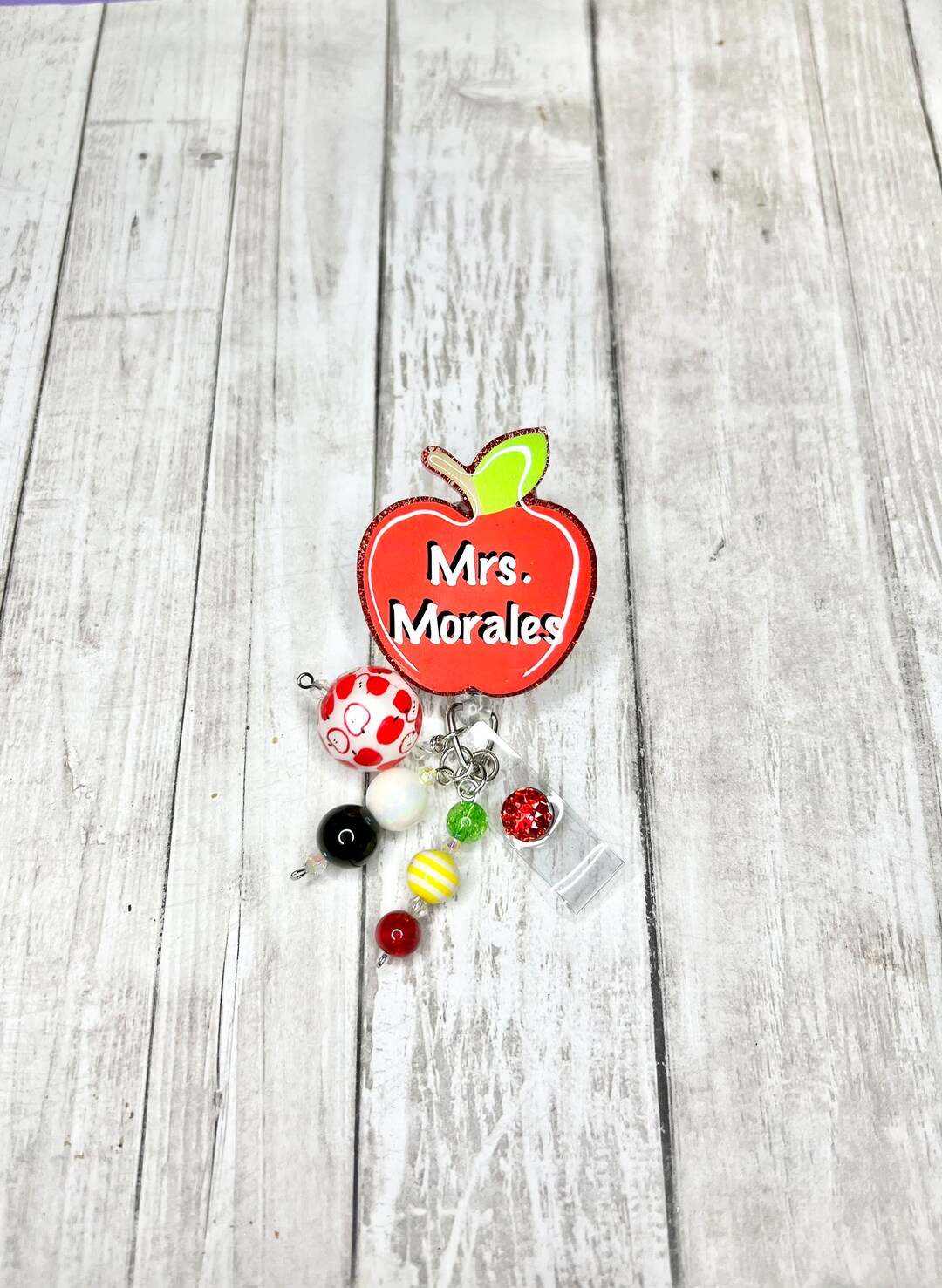 Teacher Badge Reel, Teachers Apple Badge Reel, School Nurse Badge Reel ...