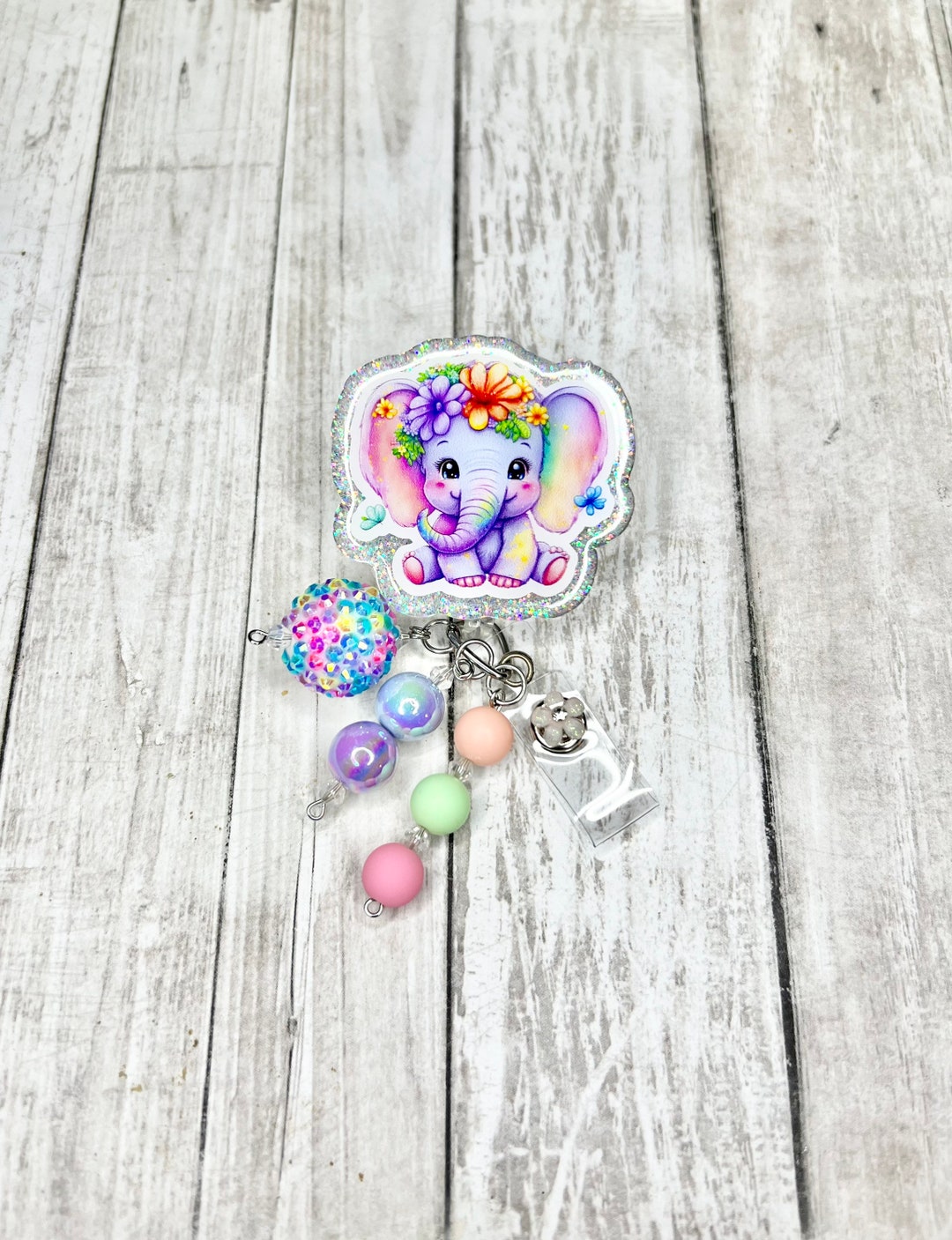 Elephant Badge Reel, Baby Elephant Badge Reel, Nurse Badge Reel ...