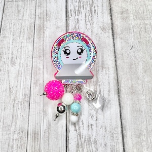 Glitter MRI Machine Badge Reel, Nurse Radiology ID - Etsy
