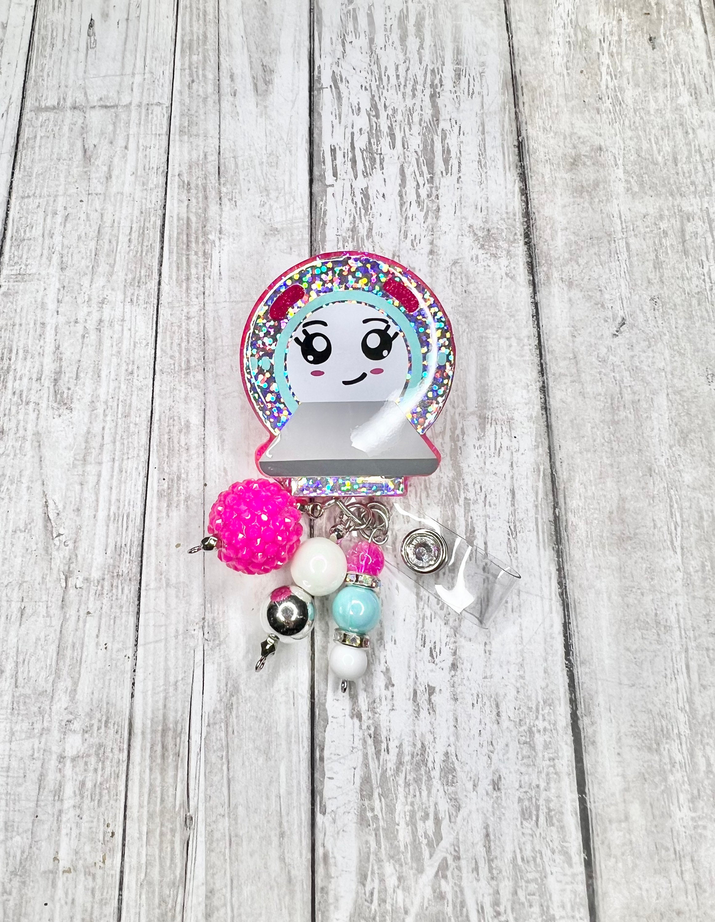Glitter MRI Machine Badge Reel, Nurse Radiology ID - Etsy