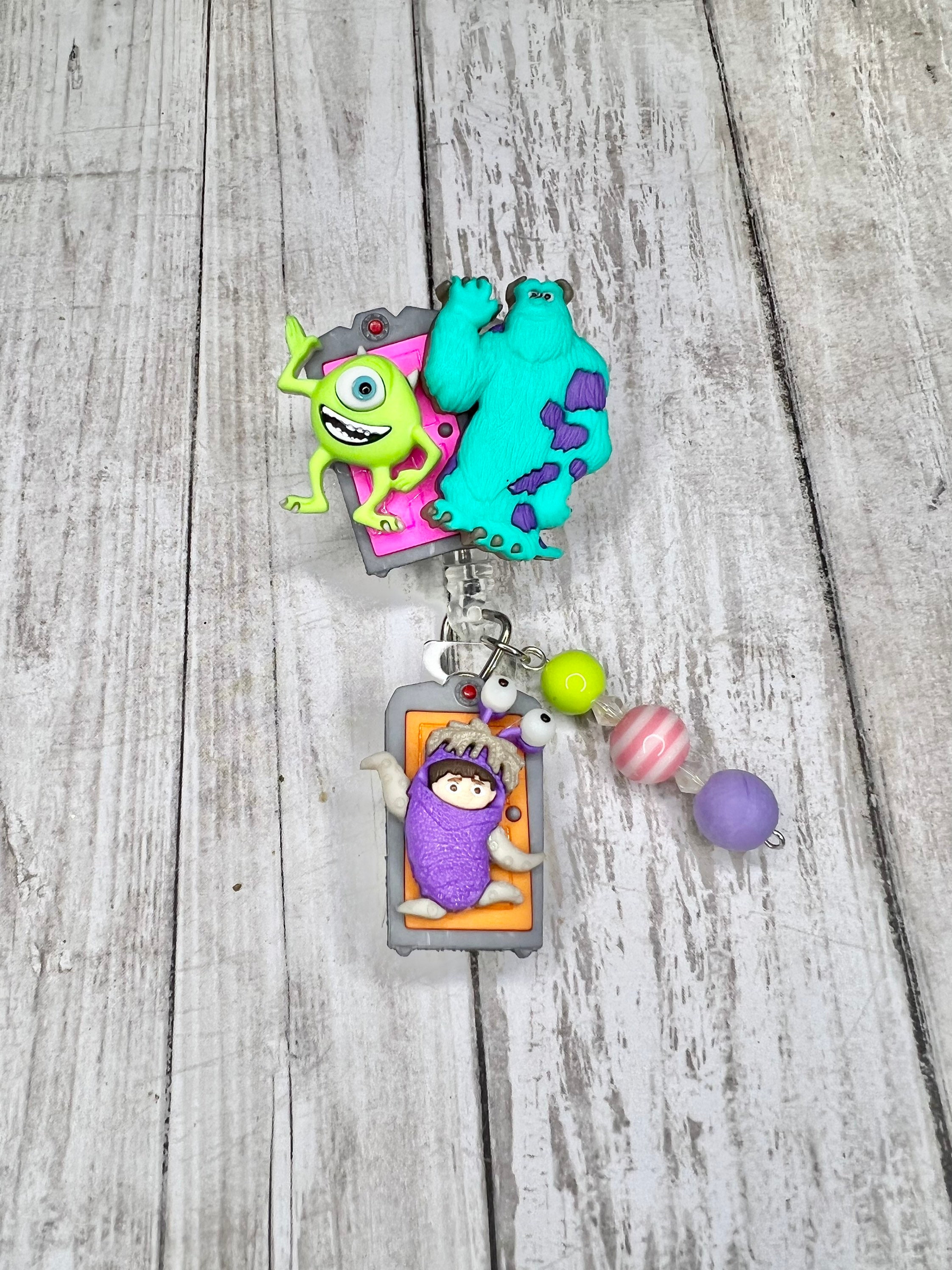 Monsters Badge Reel Monster Badge Reel Nurse Badge Reel - Etsy