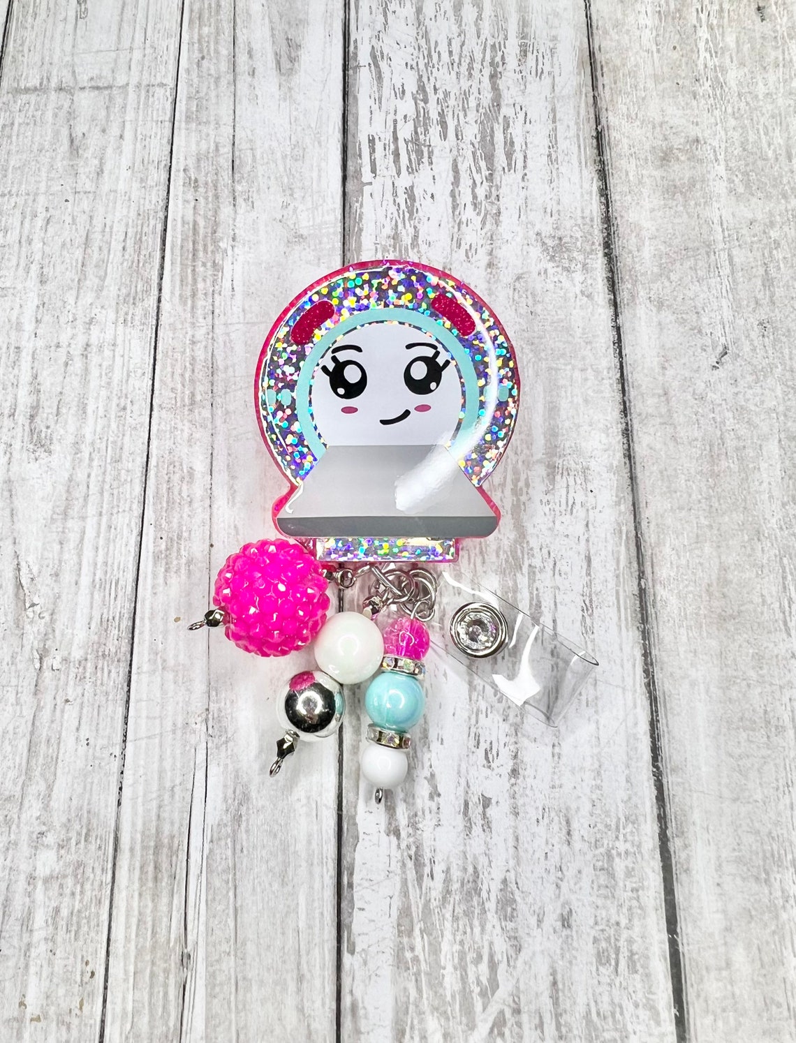 Glitter MRI Machine Badge Reel, Nurse Radiology ID - Etsy