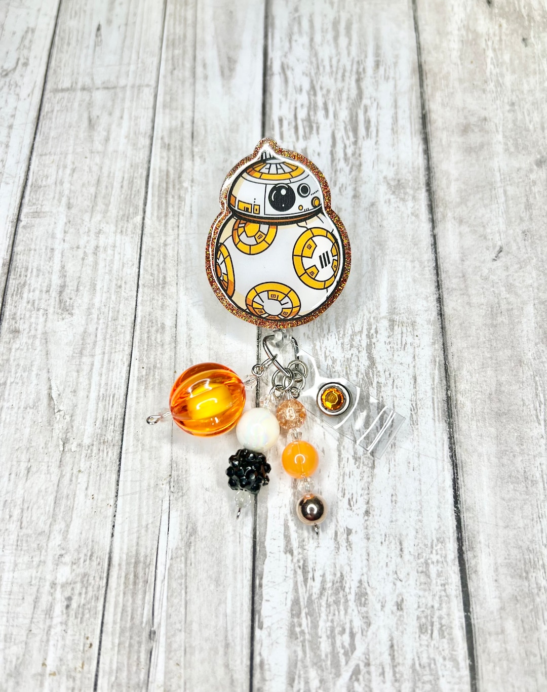 Robot Badge Reel: Handmade ID Holder - Etsy