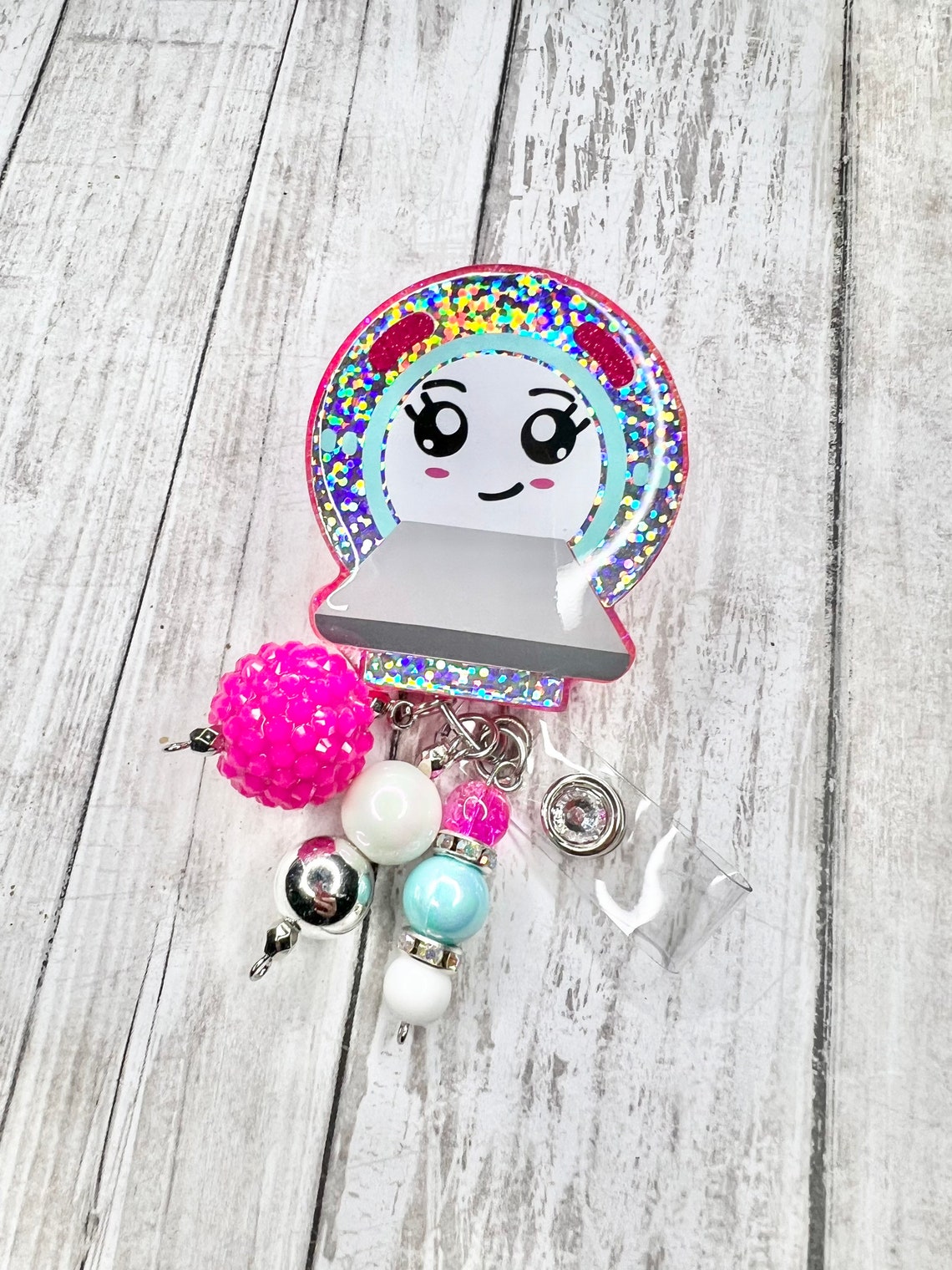 Glitter MRI Machine Badge Reel, Nurse Radiology ID - Etsy