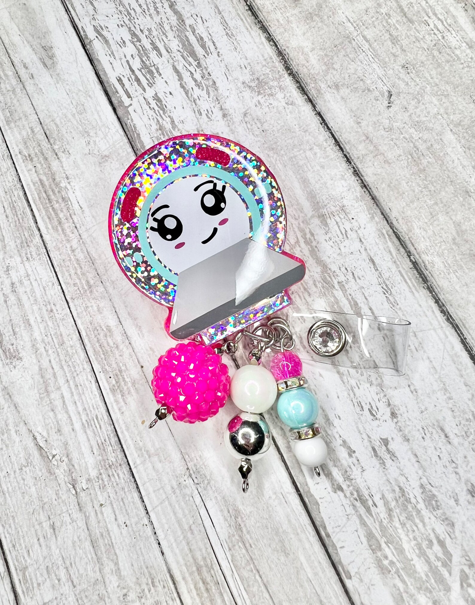 Glitter MRI Machine Badge Reel, Nurse Radiology ID - Etsy