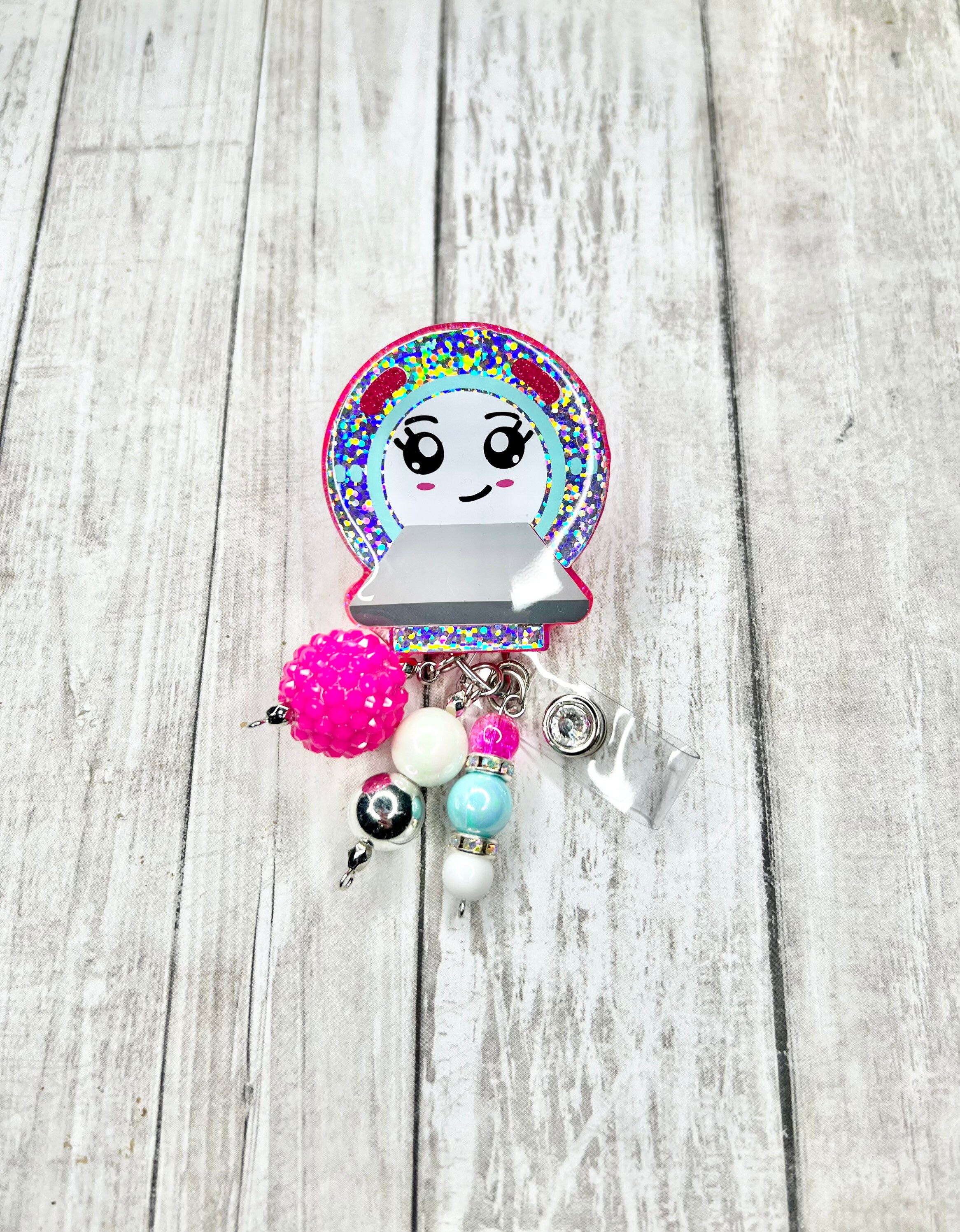 Glitter MRI Machine Badge Reel, Nurse Radiology ID - Etsy
