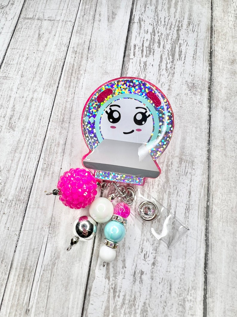 Glitter MRI Machine Badge Reel, Nurse Radiology ID - Etsy