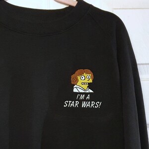 The Simpsons Ralph Wiggum Star Wars Princess Leia 'i'm | Etsy