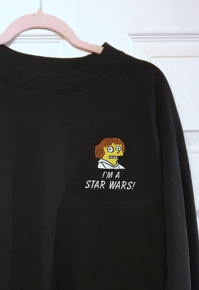 The Simpsons Ralph Wiggum Star Wars Princess Leia 'i'm - Etsy