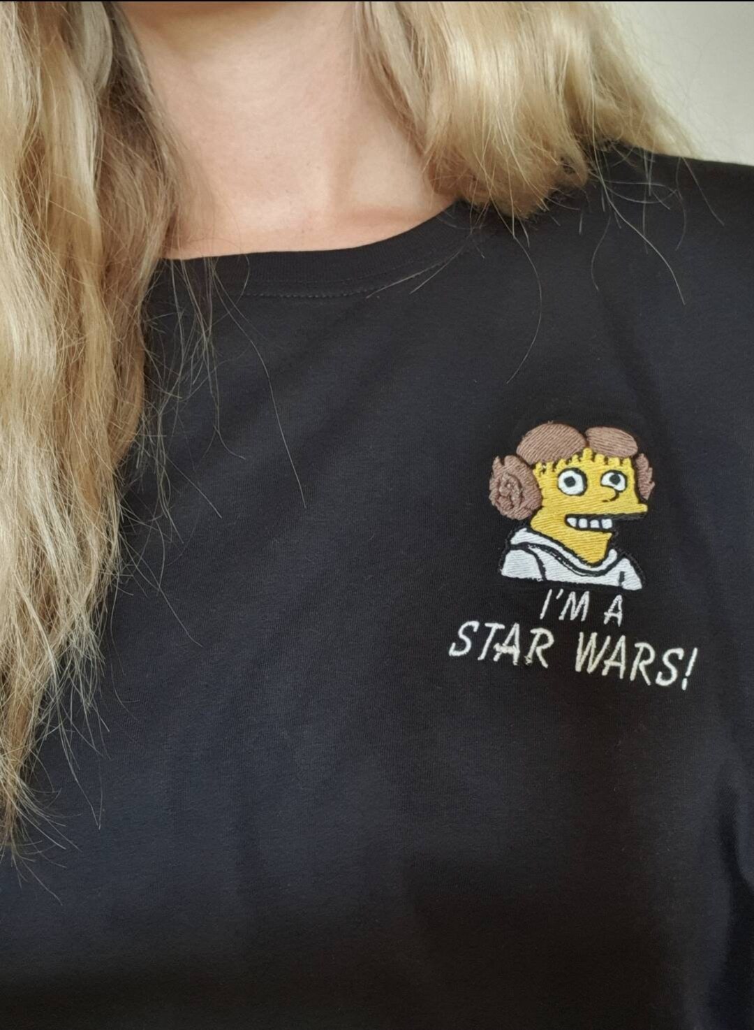 The Simpsons Ralph Wiggum Star Wars Princess Leia 'i'm a Star Wars' Eco ...