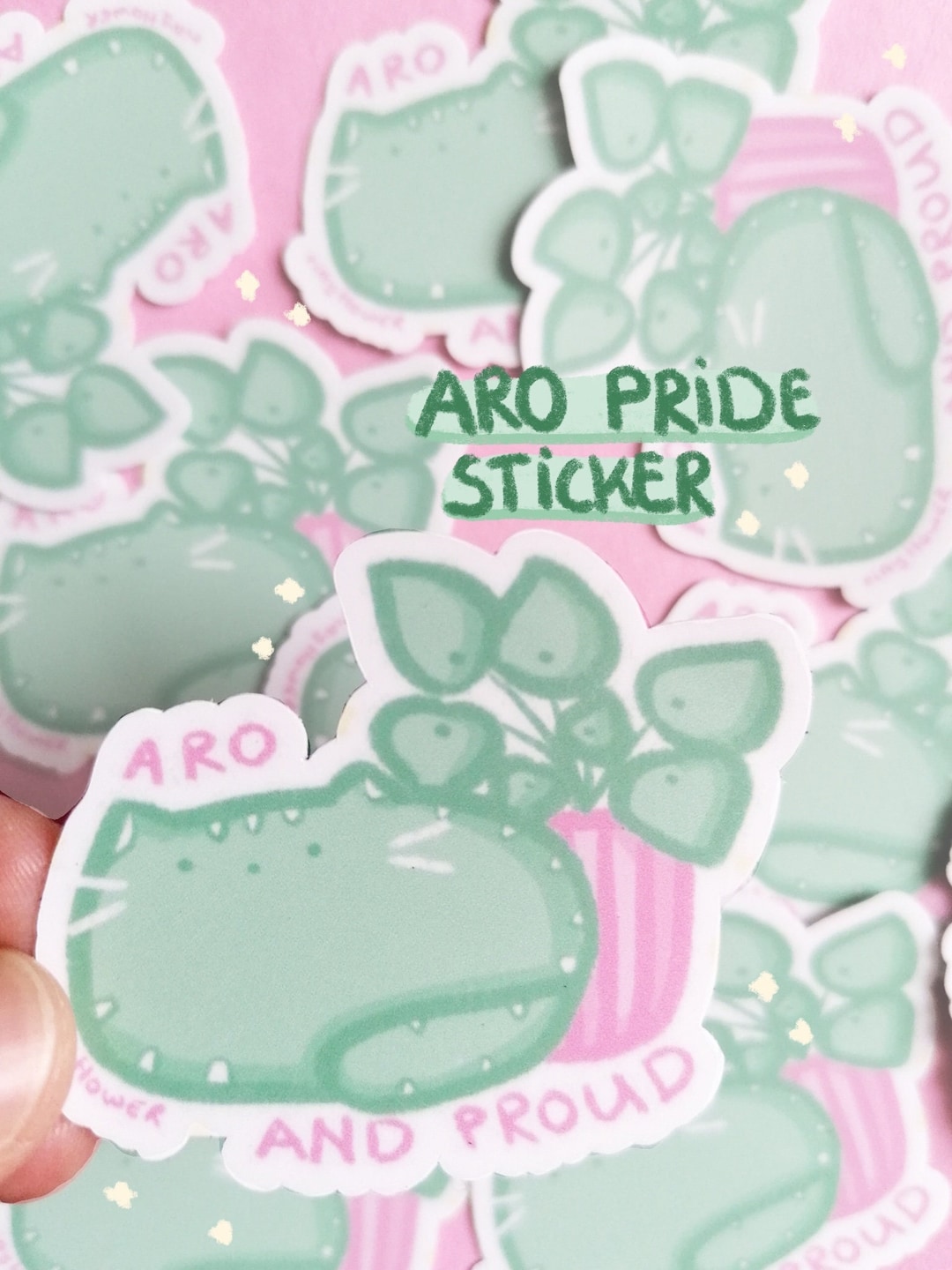 Aro Pride Sticker - Etsy