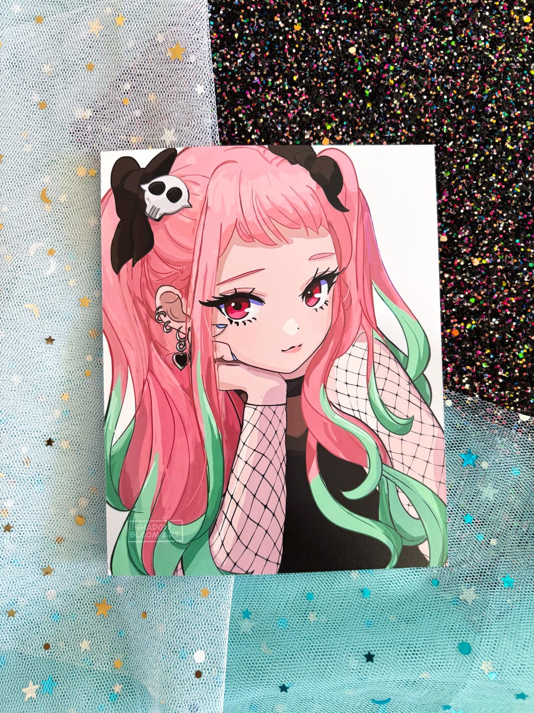 Gothic Nene Yashiro Fanart Print | TBHK - Etsy