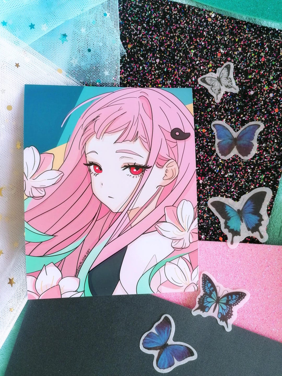 Flowers for Nene | Hanako Fanart Print - Etsy