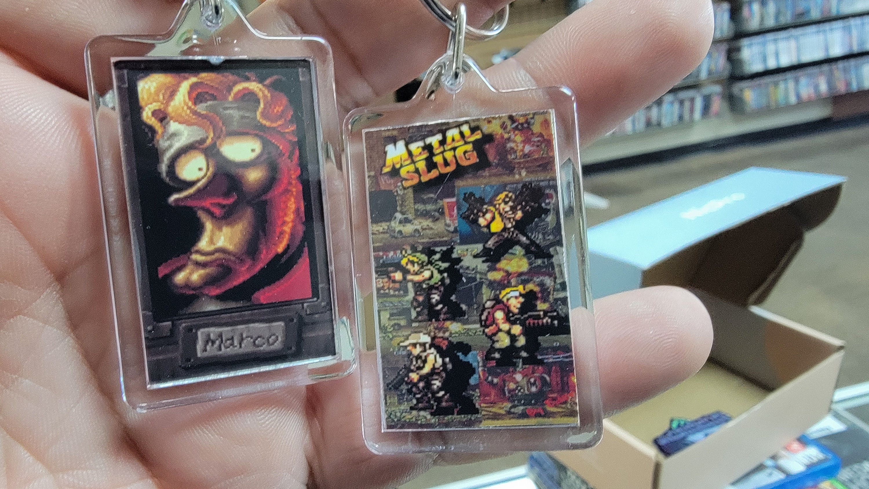 Metal Slug 2 Character Select Game Art Video Game Keychain | Chain ...