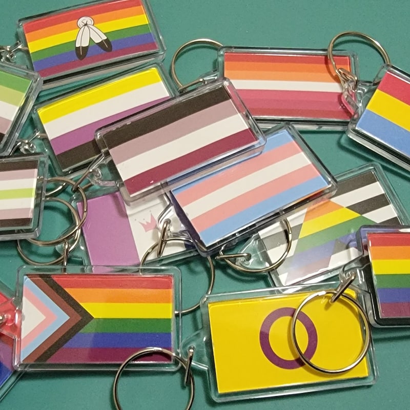 Flag Keychain - Etsy