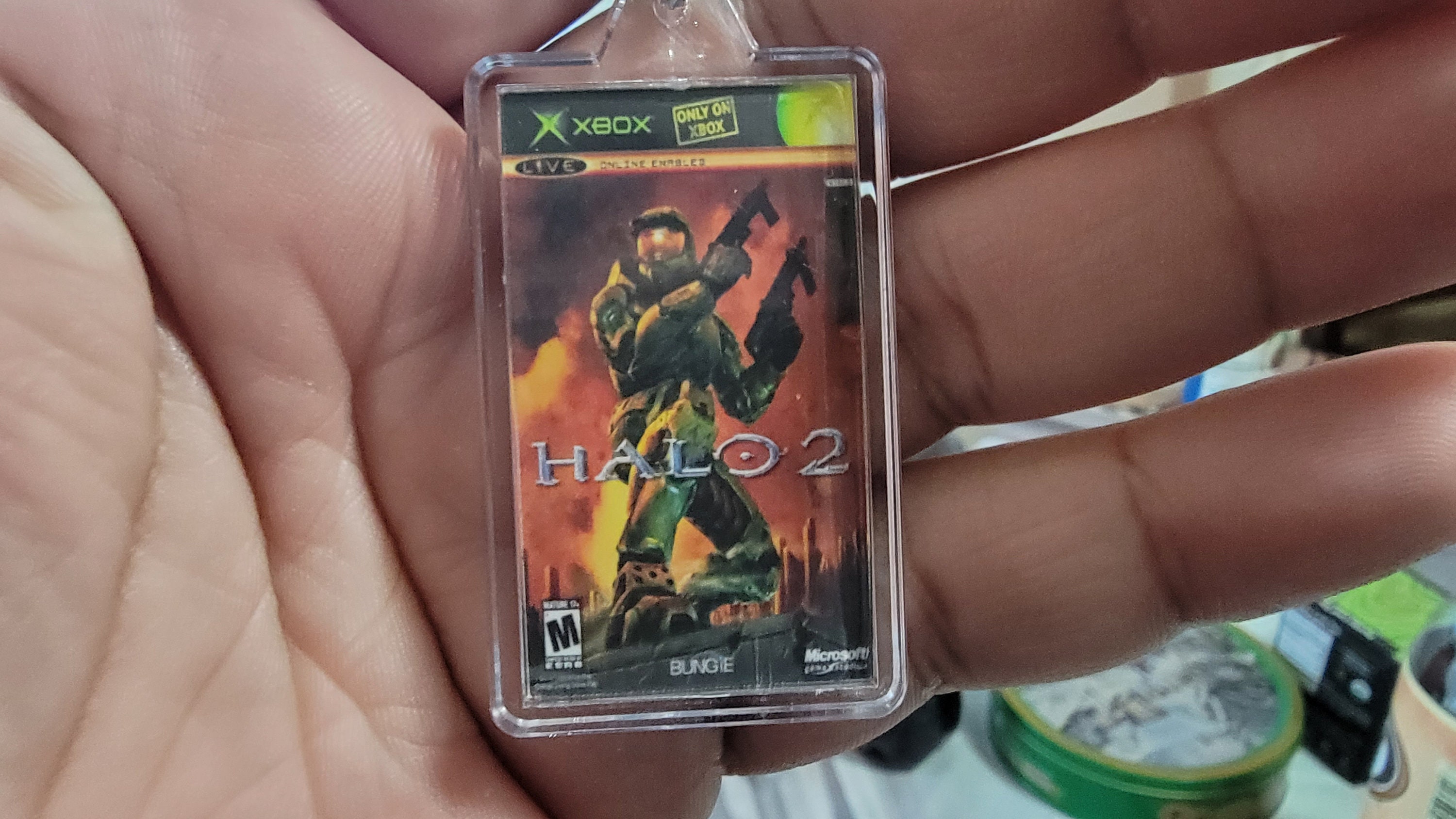 OG Xbox Game Art Video Game Keychain | Chain | Hanger | Pendent (2 ...