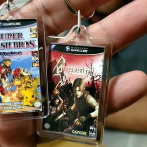 Gamecube GC Game Art Video Game Keychain | Chain | Hanger | Pendent (2 ...