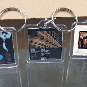 Llavero/cadena/colgante/carátula de álbum con arte musical (2 caras ...