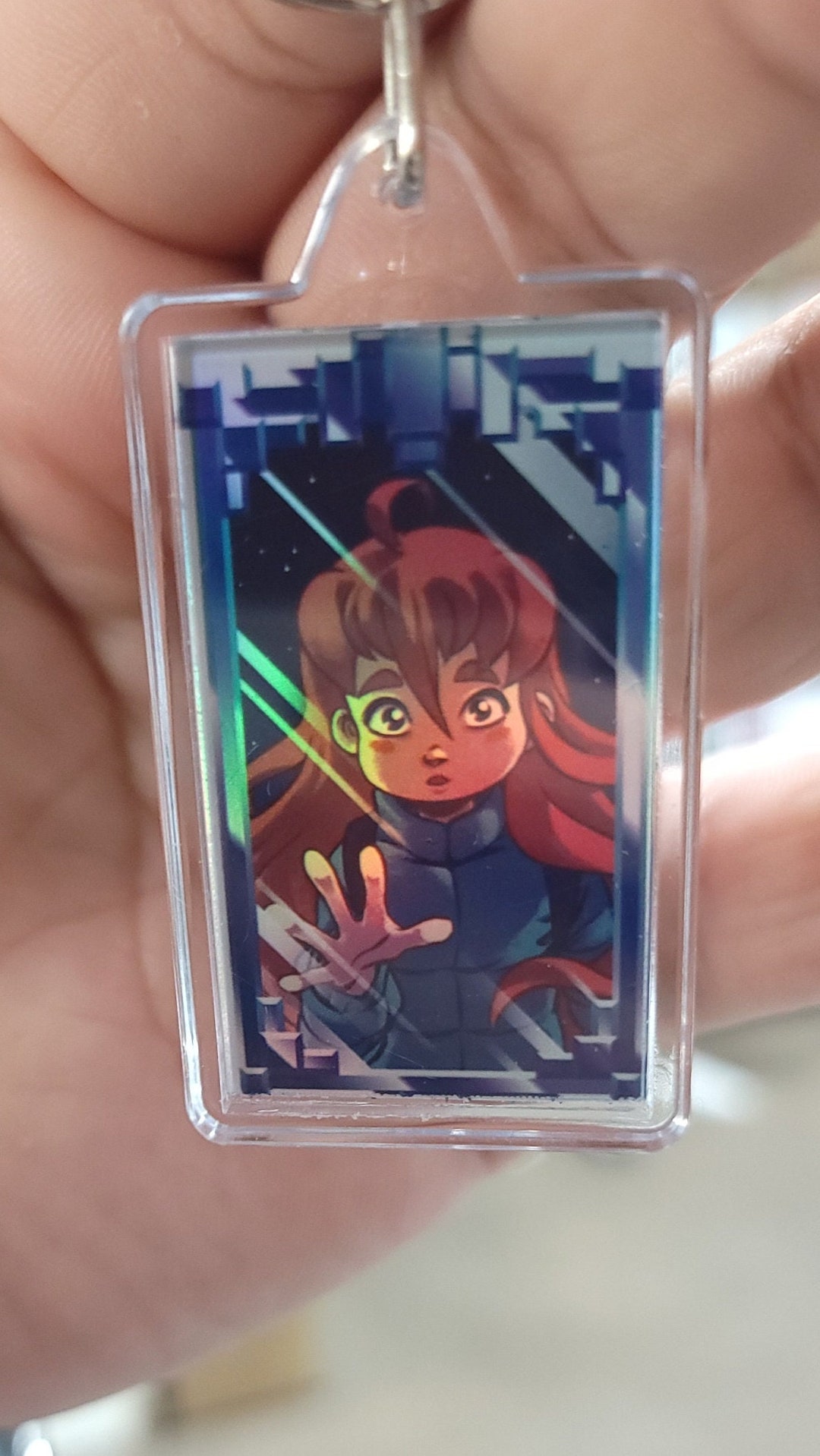 Celeste Mirror Indie Game Art Video Game Keychain Chain Hanger Pendent ...