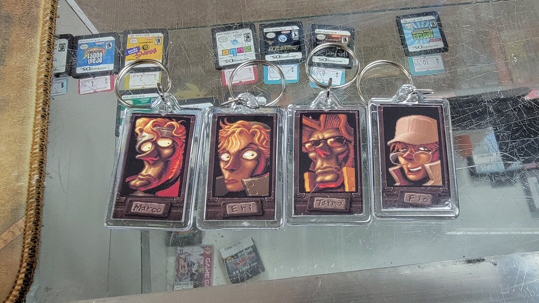 Metal Slug 2 Character Select Game Art Video Game Keychain | Chain ...