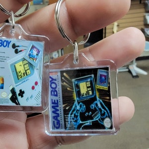 Gameboy GB Game Art Video Game Keychain | Chain | Hanger | Pendent (2 ...