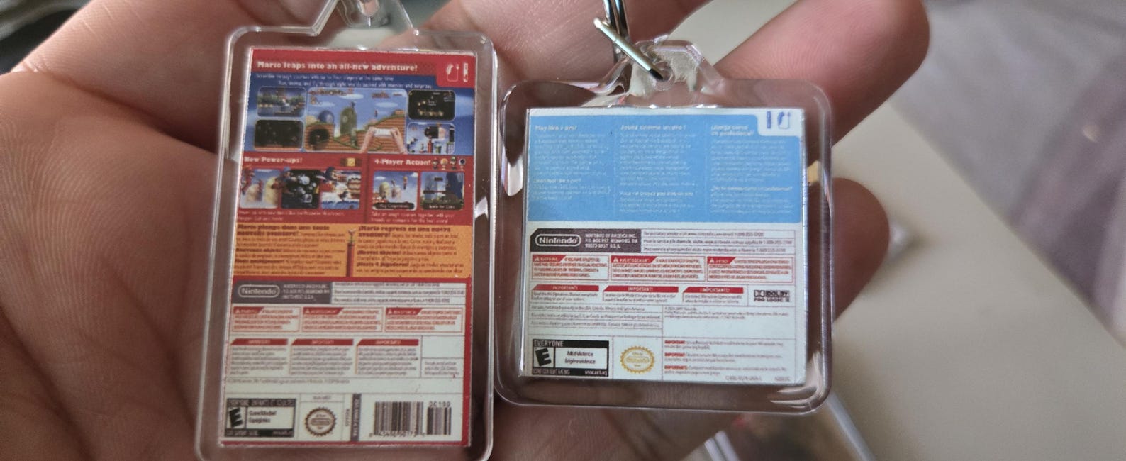Nintendo Wii Game Art Video Game Keychain | Chain | Hanger | Pendent (2 ...