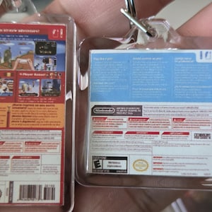 Nintendo Wii Game Art Video Game Keychain | Chain | Hanger | Pendent (2 ...