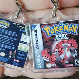 Gameboy Advance GBA Game Art Video Game Keychain | Chain | Hanger ...