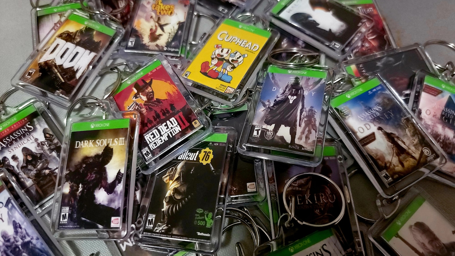 Xbox One Game Art Video Game Keychain | Chain | Hanger | Pendent (2 ...