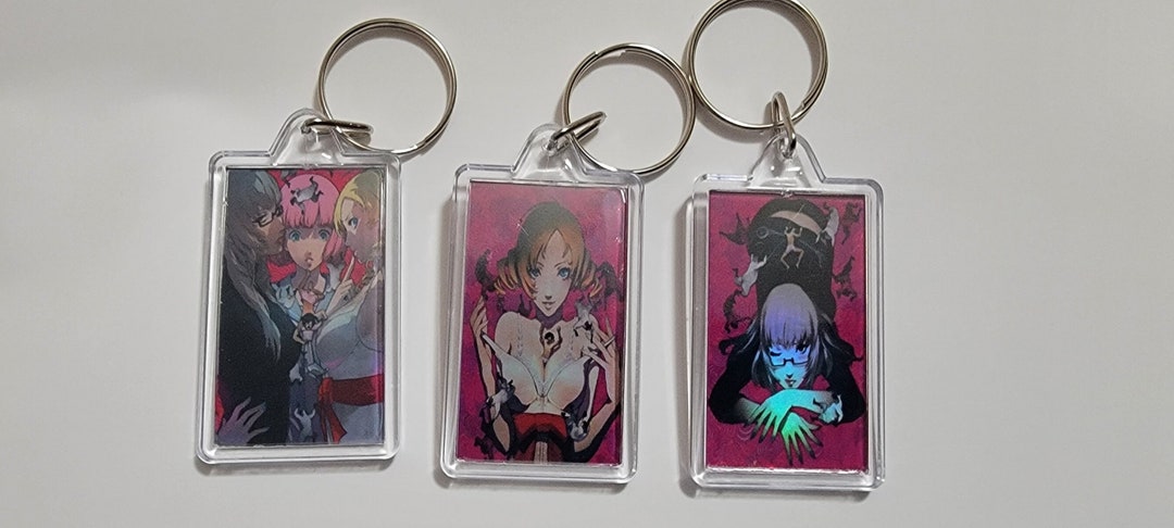 Catherine Game Cover Art Video Game Keychain | Chain | Hanger | Pendent ...