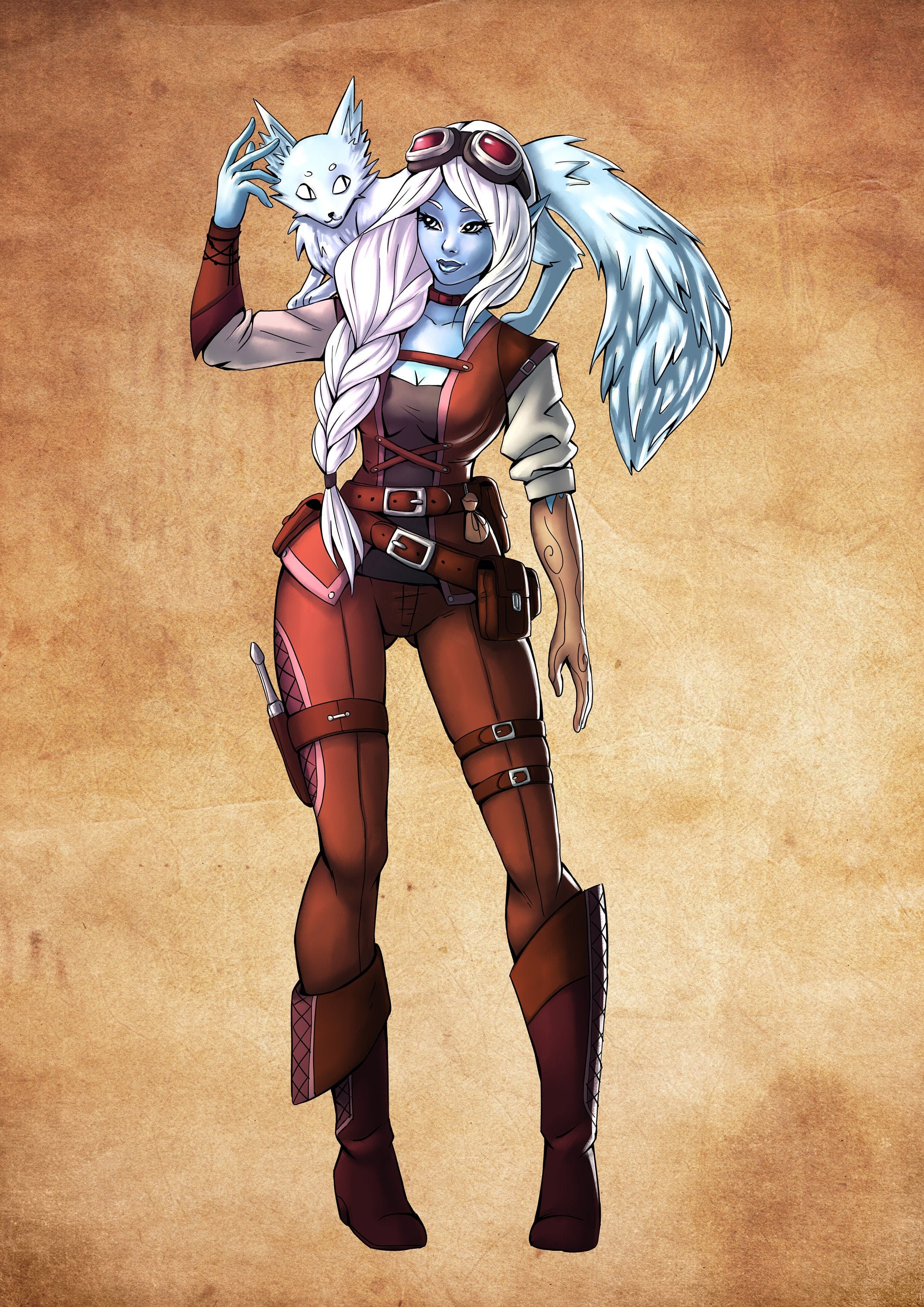 Dnd Character Commission Digital Art Custom Character Art Etsy