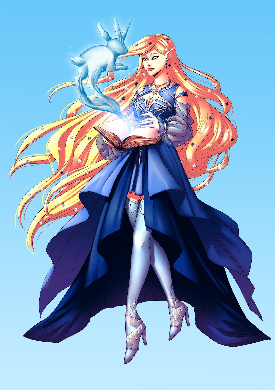 Dnd Character Commission Digital Art, Custom Character Art, Dnd Party ...