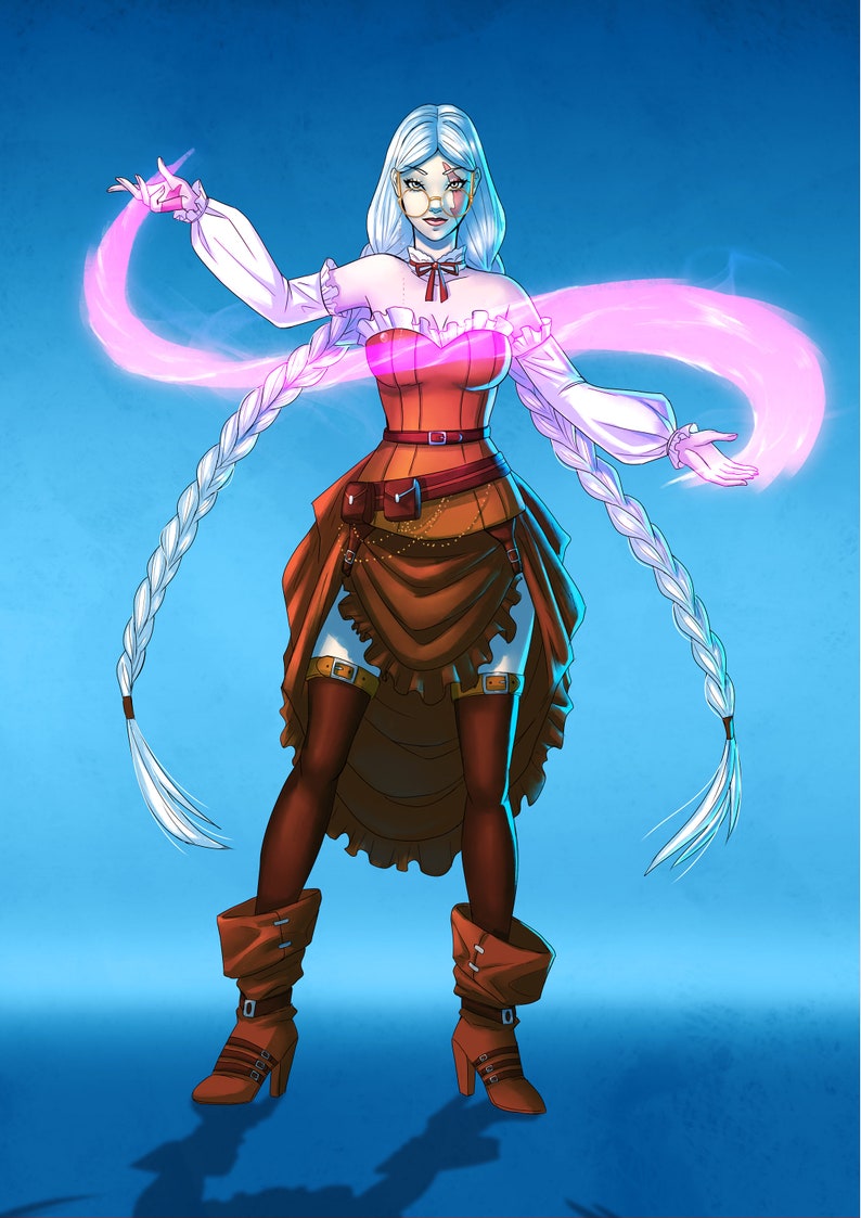 Dnd Character Commission Digital Art Custom Character Art - Etsy